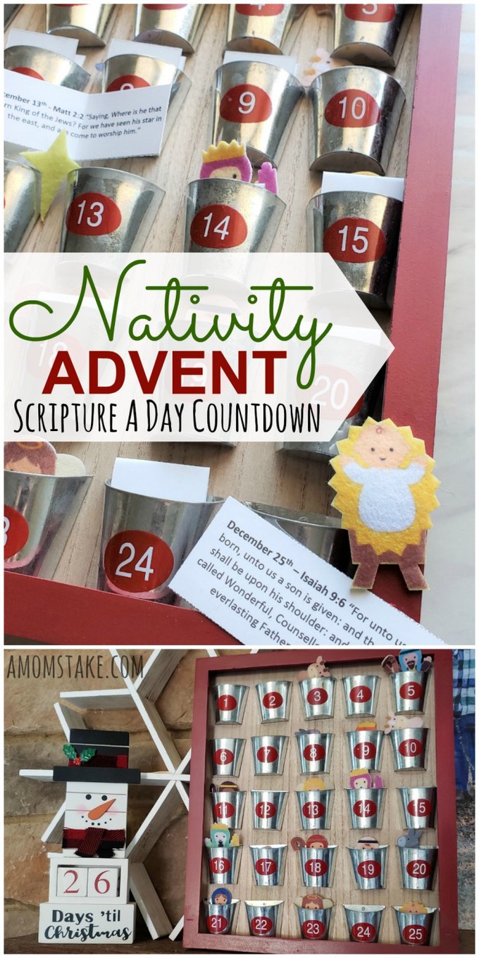 25 Days of Christmas – Nativity Advent Countdown – A Mom's Take