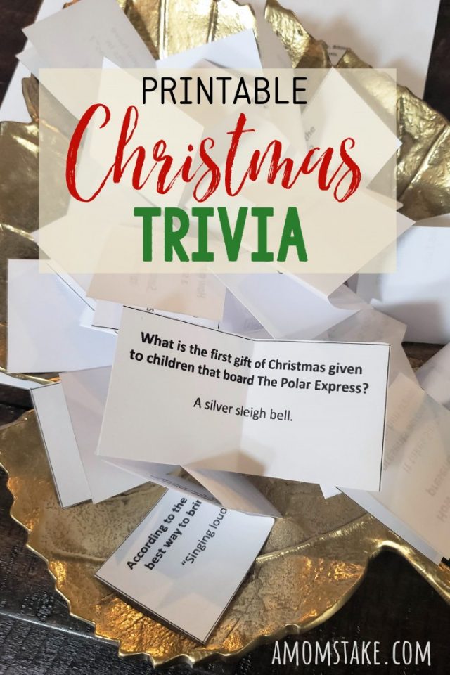 Christmas Trivia: Questions and Answers for Kids & Families +Printable ...