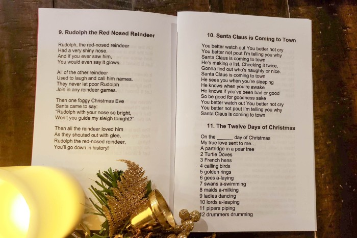 Christmas Songbook – Free PDF Printable! – A Mom's Take